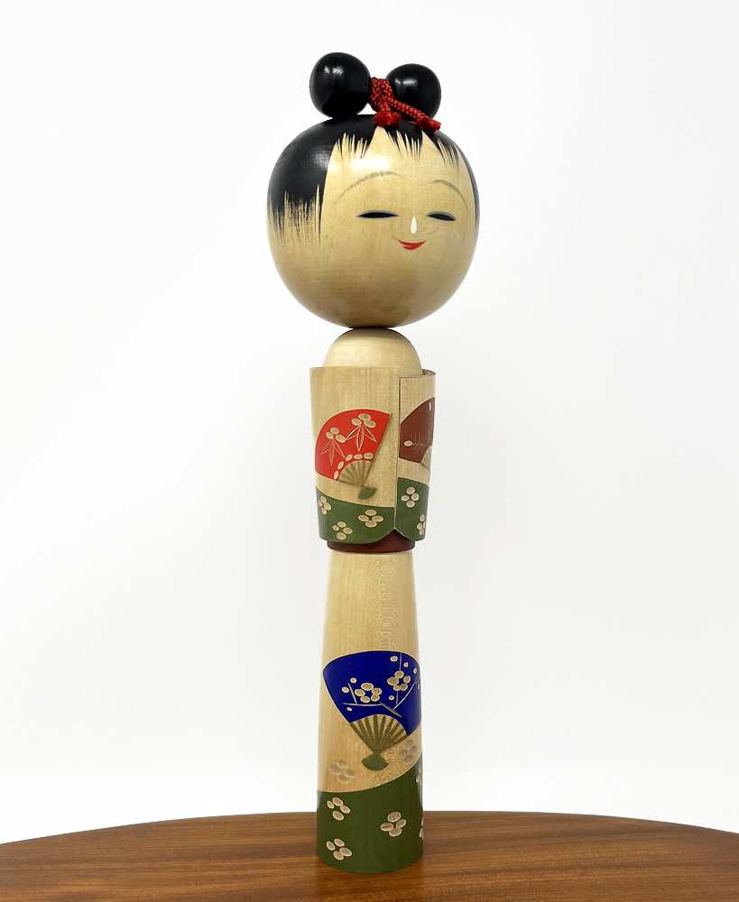 Elegante Kokeshi vintage "Shunyo" - "Sole di Primavera" di Misui (32,5 ...
